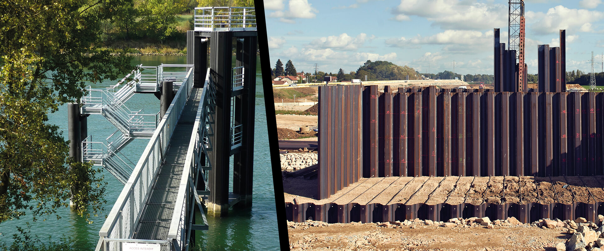 Palplanche, une alternative au béton - DFC Battage