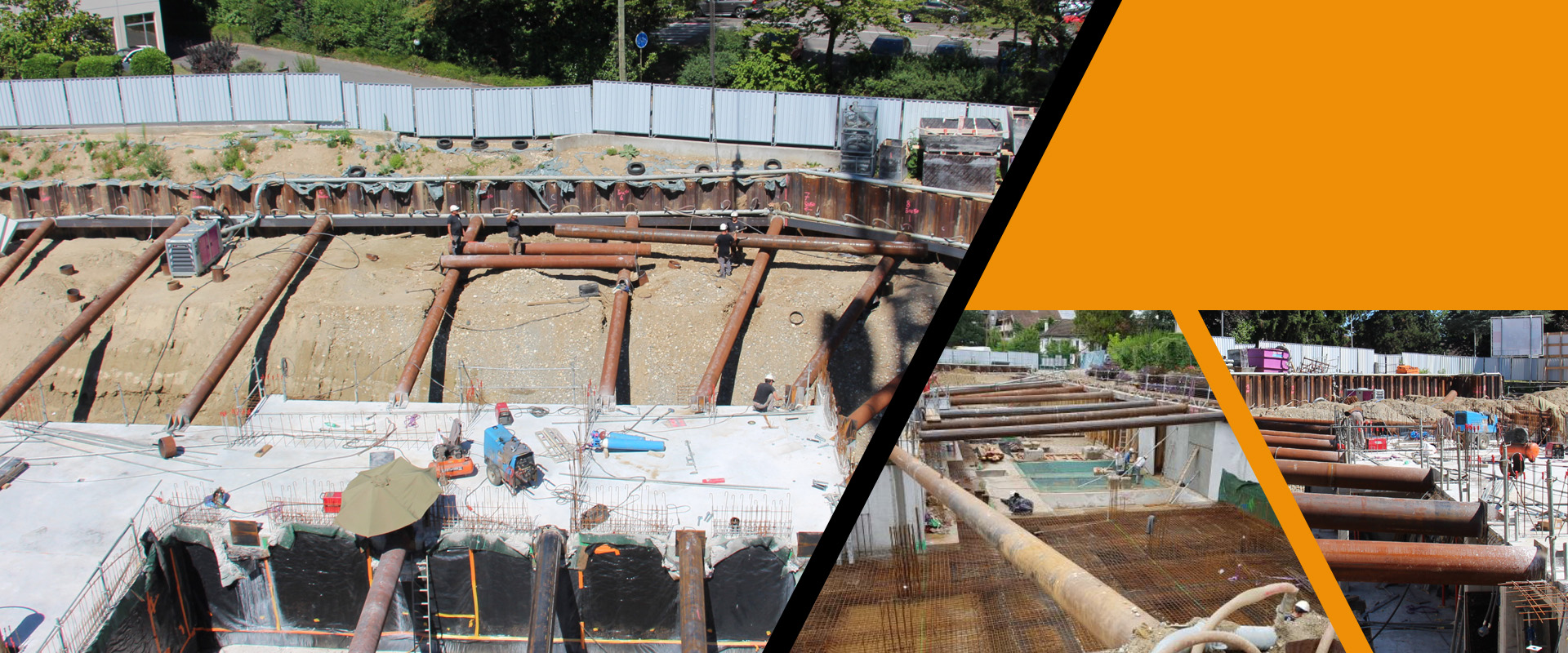 Batardeaux en palplanches - DFC Battage