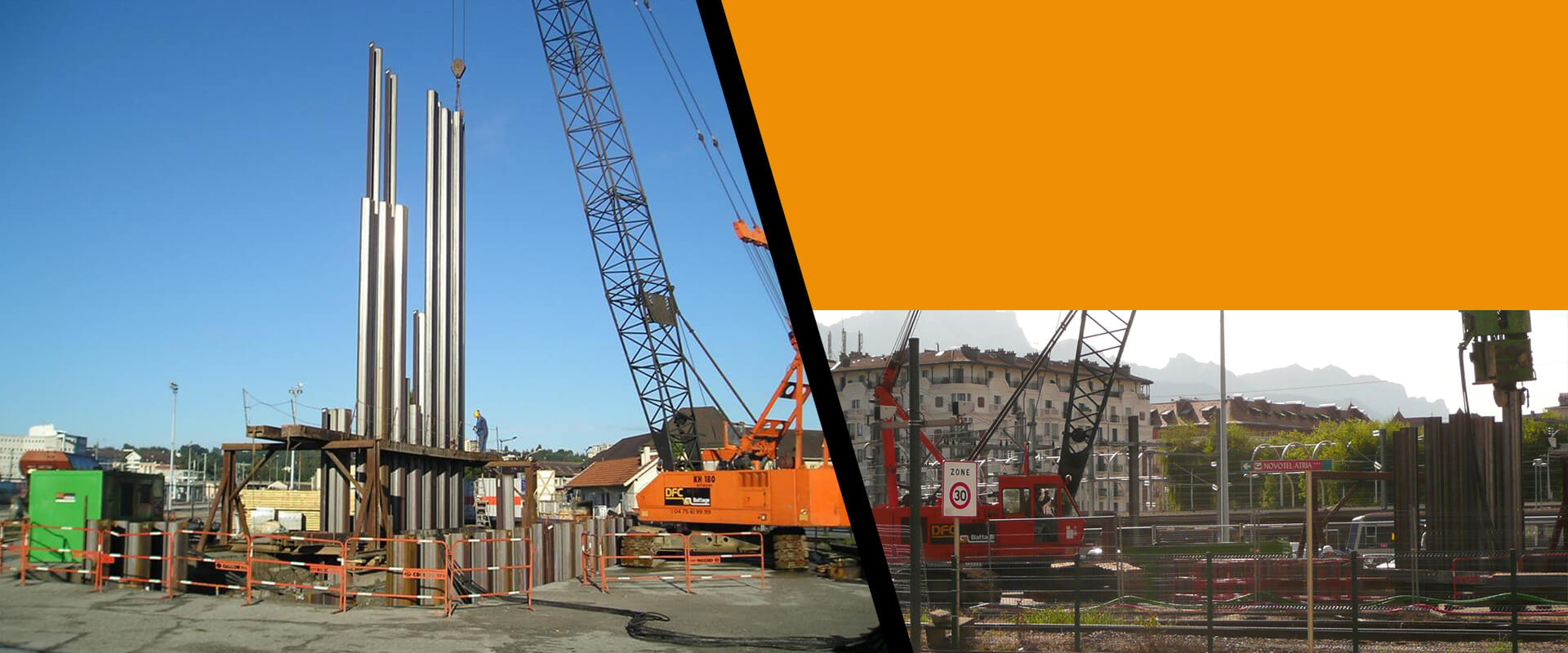 Batardeaux en palplanches - DFC Battage