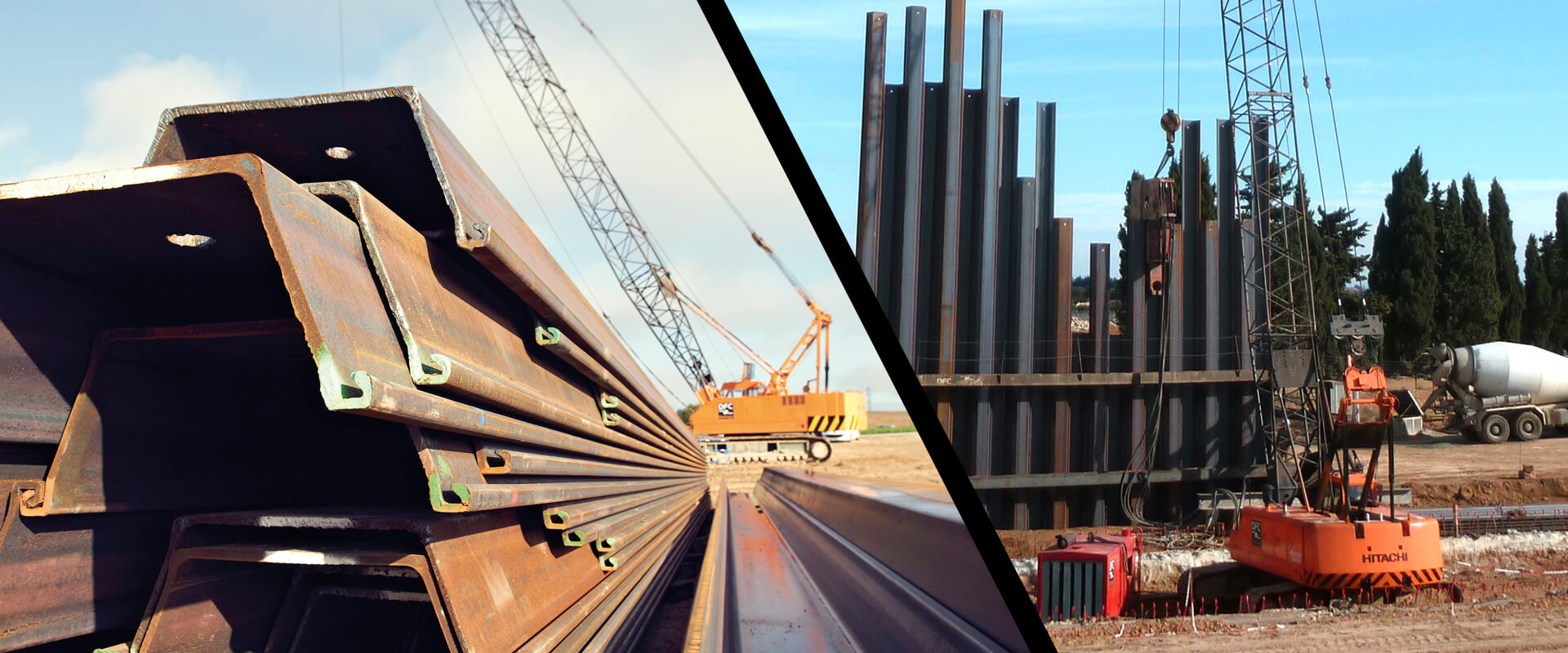 Battage de palplanches, tubes et pieux - DFC Battage